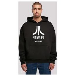 Kapuzenpullover F4NT4STIC "Atari Beijing Retro Arcade Games", Herren, Gr. 5XL, schwarz, Obermaterial: 100% Baumwolle, oversize, Pullover Kapuzenpullover, Premium Qualit&auml;t