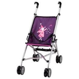 BAYER DESIGN Puppenbuggy BAYER "lila mit Fee", lila (lila fee), Puppenwagen, KinderB:27cm H:56cm T:47cm, B:27cm H:56cm T:47cm
