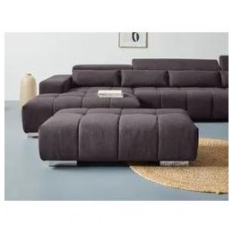 Hockerbank COTTA "Orion", braun (mud), B:134cm H:42cm T:70cm, 100% Polyester, Hocker
