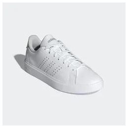 Sneaker Adidas SPORTSWEAR "ADVANTAGE 2.0", Damen, Gr. 43, wei&szlig; (cloud wei&szlig;, grau two, silber metallic), Synthetik, Schuhe Sneaker, Design auf den Spuren des Adidas Stan Smith