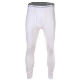 Lange Unterhose Bugatti "Lange Unterhose Lange Unterhose Feinripp 1er Pack", Herren, Gr. XXL, wei&szlig;, Obermaterial: 100% Baumwolle CO., Unterhosen Lange Unterhose