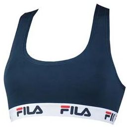 Bustier Fila "Bustier 1er Pack", Damen, Gr. XS, N-Gr, blau (marineblau), Obermaterial: 95% Baumwolle CO. 5% Elasthan EL., BHs Bustier