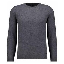 Rundhalspullover Ragman, Herren, Gr. 50, grau (anthrazit), 90% Wolle 10% Cashmere, ohne Ausschnitt, Pullover Rundhalspullover