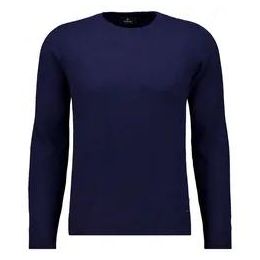 Rundhalspullover Ragman, Herren, Gr. 50, blau (marineblau), 90% Wolle 10% Cashmere, ohne Ausschnitt, Pullover Rundhalspullover