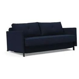 Schlafsofa INNOVATION LIVING TM "Cubed Klappsofa, hochwertige Schlaffunktion, Design und extra Komfort", blau, B:174cm H:77cm T:103cm, Sofas, Schlafsofa, Frontauszug, sehr platzsparend, abgewinkelt Sitzen, waagerecht liegen
