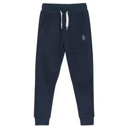Jogginghose Color Kids "Jogginghose COSweat", M&auml;dchen, Gr. 140, N-Gr, blau (total eclipse), Obermaterial: 75% Polyester PES. 25% Viskose CV., Hosen Jogginghose