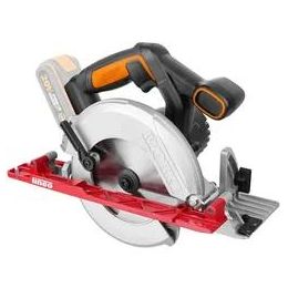 Akku-Handkreiss&auml;ge WORX "WX530.9", schwarz (scharz), B:18,6mm H:24,6mm L:32,2mm, S&auml;gemaschinen, Absaug-Adapter, Gehrungschnitt, 165 mm S&auml;geblatt, ohne Akku&Ladeger&auml;t