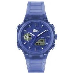 Chronograph Lacoste "LC33", blau (transparent), Armbanduhren, Herren, Chronograph, Armbanduhr, Quarzuhr, Herren, analog, digital, Stoppfunktion