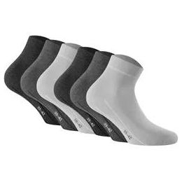 Sneakersocken Rohner Socks "Socken Sneaker Plus 3er Pack 6er Pack", Herren, Gr. 35-38, grau, Obermaterial: 75% Baumwolle CO. 23% Polyamid PA. 2% Elasthan EL., Socken Sneakersocken