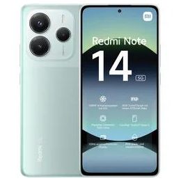 Xiaomi Smartphone "Redmi Note 14 5G", gr&uuml;n (korallengr&uuml;n), 256 GB, Mobiltelefone