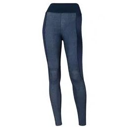 Sporthose Anita "Sport Tights Sport Tights Compression", Herren, Gr. 40, N-Gr, blau (jeans), Obermaterial: 72% Polyamid PA. 28% Elasthan EL., Hosen Sporthose