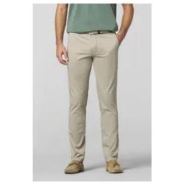 Chinos MEYER "BONN Art.1-5063", Herren, Gr. 58, Normalgr&ouml;&szlig;en, beige, 97% Baumwolle, 3% Elasthan, unifarben, regular fit lang, Hosen, mit buntgewebtem Innenfutter