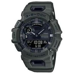 Smartwatch Casio G-SHOCK "GBA-900-1AER", gr&uuml;n, Smartwatches, Herren, Smartwatch, Armbanduhr,Herren,Bluetooth,Schrittz&auml;hler,digital, bis 20bar wasserd.