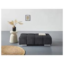 Hockerbank COTTA "Orion", schwarz, B:134cm H:42cm T:70cm, 90% Polyester, 10% Polyamid, Hocker