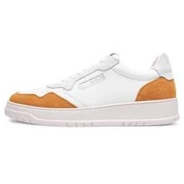 Sneaker N91 "Vintage One M AD", Herren, Gr. 44, orange (wei&szlig;, orange), Kalbsleder, Schuhe Sneaker