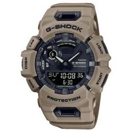 Smartwatch Casio G-SHOCK "GBA-900-1AER", braun (hellbraun), Smartwatches, Herren, Smartwatch, Armbanduhr,Herren,Bluetooth,Schrittz&auml;hler,digital, bis 20bar wasserd.