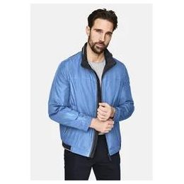 Outdoorjacke NEW CANADIAN, Herren, Gr. 58, blau, 100% Polyester, unifarben, kurz, hoch geschlossener Ausschnitt, Jacken Outdoorjacke, mit praktischer Wende-Funktion