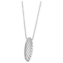 Kette mit Anh&auml;nger Goldmaid "925 Sterling Silber Gl&auml;nzend Zirkonia wei&szlig;", wei&szlig;, Halsketten, Damen, 45cm, Silber 925 (Sterlingsilber), L: 45 B: 10mm, gl&auml;nzend, B:10mm