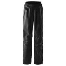 Fahrradhose Gonso "Save Pants W", Damen, Gr. 42, Normalgr&ouml;&szlig;en, schwarz, 100% Polyester, Hosen Fahrradhose, Damen Regenhose, wasserdichte Radhose, ideal als robuste &Uuml;berhose