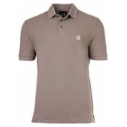Giorgio Armani Poloshirt ARMANI EXCHANGE "Poloshirt", Herren, Gr. M, beige, Obermaterial: 100% Baumwolle CO., Shirts