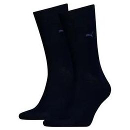 Kurzsocken Puma "Socken 2er Pack", Herren, Gr. 43-46, blau (marine), Obermaterial: 68% Baumwolle CO. 21% Polyester PES. 9% Polyamid PA. 2% Elasthan EL., Socken