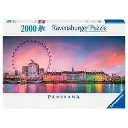 Puzzle Ravensburger "Kunterbuntes London", bunt, Puzzles, KinderB:98cm H:75cm, Pappe, Motiv, Made in Germany, B:98cm H:75cm