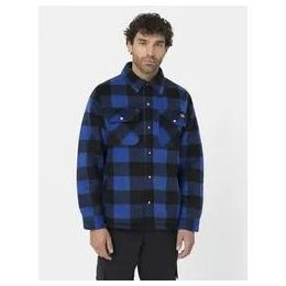 Funktionshemd Dickies "Dickies Workwear Hemden PORTLAND SHIRT", Herren, Gr. S, Normalgr&ouml;&szlig;en, blau (royal blau), Flanell, Obermaterial: 100% Polyester. Futter: 100% Polyester. F&uuml;llung: 100% Polyester, Hemden