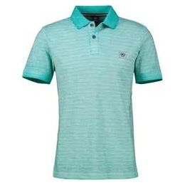 Poloshirt Lerros "Gestreiftes Poloshirt in Gro&szlig;en Gr&ouml;&szlig;en", Herren, Gr. 5XL, coastal blau, 100% Baumwolle, ohne Ausschnitt, Shirts