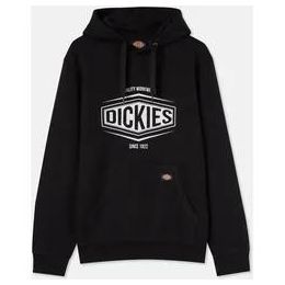 Kapuzensweatshirt Dickies "Dickies Workwear Sweatshirt ROCKFIELD HOODIE", M&auml;dchen, Gr. M, schwarz, Obermaterial: 80% Baumwolle, 20% Polyester, Sweatshirts