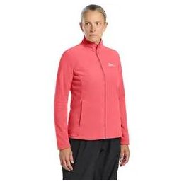 Fleecejacke Jack Wolfskin "TAUNUS FZ W", Damen, Gr. S (36), sunset, coral, Obermaterial: 100% Polyester. Futter: 100% Polyester, Jacken Fleecejacke