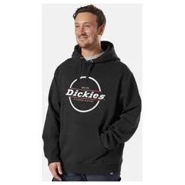 Kapuzensweatshirt Dickies "Dickies Workwear Sweatshirt TOWSON GRAPH HOODIE", M&auml;dchen, Gr. M, schwarz, Obermaterial: 80% Baumwolle, 20% Polyester, Sweatshirts