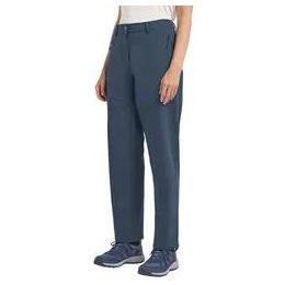 Funktionshose Jack Wolfskin "PICO TRAIL PANTS W", Damen, Gr. 46, blau (midnightsky), Obermaterial: 100% POLYESTER. Futter: 100% POLYESTER, Hosen Funktionshose