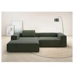 Ecksofa Home Affaire "Watertown, modernes XXL L-Form, 306 cm breit", gr&uuml;n (oliv), B:306cm H:68cm T:191cm, 95% Polyester, 5% Nylon, Sofas, Ecksofa, Gro&szlig;z&uuml;giges Lounge-Sofa mit viel Platz f&uuml;r die Familie