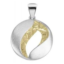 Adelia&acute;s Kettenanh&auml;nger ADELIA ́S "zeitloser Schmuck Anh&auml;nger aus 925 Sterling Silber", gold, Schmuckanh&auml;nger, Damen, Silber 925 (Sterlingsilber), Kettenanh&auml;nger