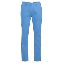 Chinohose Casual Friday "Chinohose CFViggo", Herren, Gr. 38, L&auml;nge 32, blau (riverside), Obermaterial: 97% Baumwolle CO. 3% Elasthan EL., Hosen Chinohose