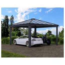 Doppelcarport PALRAM - CANOPIA "Colorado", grau (anthrazit), B/H/T: 207cm x, Carports, 100% UV-gesch&uuml;tzt