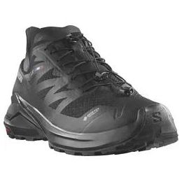 Trailrunningschuh Salomon "XA META GORE-TEX W MIF", Damen, Gr. 42, schwarz (schwarz, schwarz, schwarz), Synthetik, Textil, Schuhe, wasserdicht - hergestellt in Frankreich