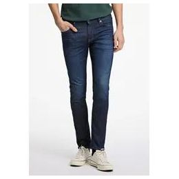 5-Pocket-Jeans Junk De Luxe "Jeans Tapered Fit", Herren, Gr. 29, L&auml;nge 34, blau (schwarz wash), Obermaterial: 93% Baumwolle, 5% Polyester, 2% Elasthan, gerade, unten schmal, Jeans 5-Pocket-Jeans