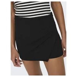 Jacqueline de Yong Shorts JDY "JDYGEGGO SKORTS JRS NOOS", Damen, Gr. XS (34), N-Gr, schwarz, Web, Obermaterial: 95% Polyester, 5% Elasthan, unifarben, regular fit kurz, Hosen Shorts