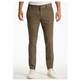 Anzughose Junk De Luxe "Anzughose Slim Fit", Herren, Gr. 56, beige (dk sand), Obermaterial: 54% Polyester, 44% Wolle, 2% Elasthan, slim fit, Hosen Anzughose
