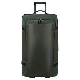 Reisetasche Samsonite "ARMOX, 79 cm", Gr. B/H/T: 44cm x 79cm x 31cm, gr&uuml;n (moss), Polyester, Taschen Reisetasche, Duffle mit Rollen TSA-Schloss Packgurte Trolley-Gest&auml;nge