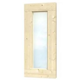 Skan Holz Fenster SKANHOLZ, beige (natur), B:40cm H:93cm, Glas, Massivholz, Fenster, 40 x 93 cm