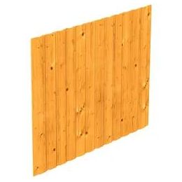 Skan Holz Carport-Seitenwand SKANHOLZ, braun (eiche hell), B:230cm H:180cm, Holzwerkstoff, Gartenhaus-Seitenw&auml;nde, aus Deckelschalung 20x120mm