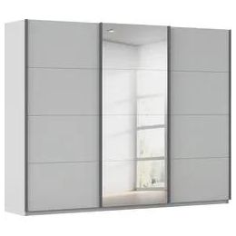 Schwebet&uuml;renschrank OTTO HOME "Kleiderschrank Schrank OTTO ́S CHOICE Garderobe AGORDO", grau (seidengrau), B:271cm H:210cm T:62cm, Holzwerkstoff, Schr&auml;nke, Schwebet&uuml;renschrank, Top Innenausstattung, in 4 Breiten und 2 H&ouml;hen MADE IN GERMANY, Topseller