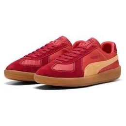 Sneaker Puma "ARMY TRAINER CITY PERF", Damen, Gr. 47, rot (rot fire, schwarz crimson), Leder, unifarben, Schuhe Sneaker