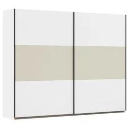 Schwebet&uuml;renschrank Rauch "Kleiderschrank Schrank Garderobe Garderobenschrank W&auml;scheschrank NEO", beige (alpinwei&szlig;, beige (champagner)), B:261cm H:210cm T:59cm, Holzwerkstoff, Schr&auml;nke, Schwebet&uuml;renschrank, mit gro&szlig;z&uuml;gigem Stauraum und vielf&auml;ltigen Farbkombinationen