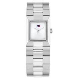Quarzuhr Tommy Hilfiger "IVY", silber (silberfarben, silberfarben), Armbanduhren, Damen, Quarzuhr, Armbanduhr, Damenuhr, Edelstahlarmband, analog