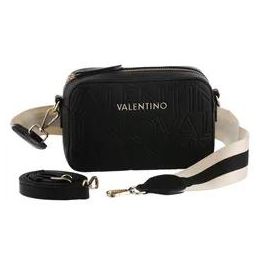 Mini Bag Valentino BAGS "PANSY", Damen, Gr. B/H/T: 20cm x 13,5cm x 7cm, schwarz, Lederimitat, Taschen, Damen Schultertasche, Handtasche, Umh&auml;ngetasche mit Logopr&auml;gung