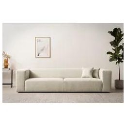 3-Sitzer Home Affaire "BAKELS, Couch in Cord oder Boucle-Stoff, Sofa im modernen Design", beige (hellbeige), B:275cm H:66cm T:101cm, Sofas, bequemer Sitzkomfort,in 2 Stoffen und 8 Farben lieferbar