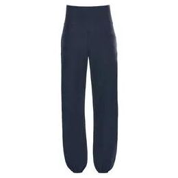 Sporthose WINSHAPE "Functional Light and Comfort Wide Leg Pants CUL102LC", Damen, Gr. L, Normalgr&ouml;&szlig;en, grau (anthrazit), 85% Polyester, 15% Elasthan, Hosen Sporthose, mit Gummizug